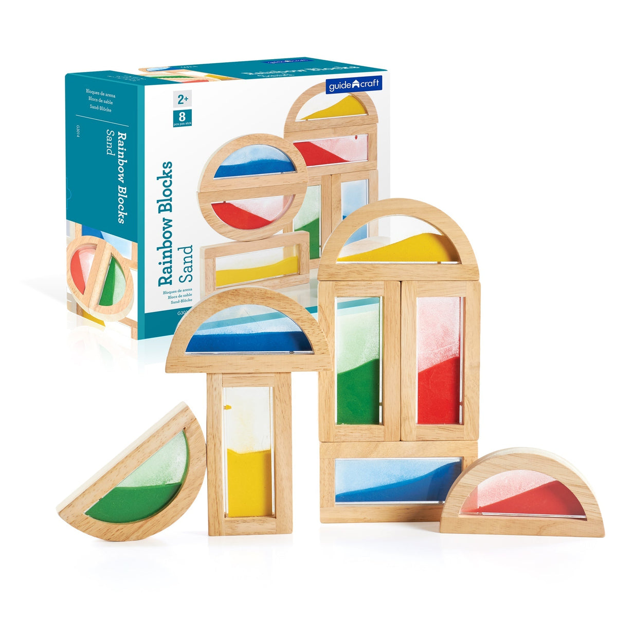 [AS IS] MI | Guidecraft Rainbow Blocks - Sand – Petit Bubs